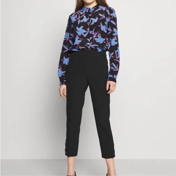kate spade | Pants & Jumpsuits | Kate Spade Black Cropped Ankle Pants ...